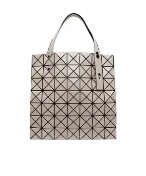 Issey Miyake Prism Geometric-panelling Tote Bag - Beige