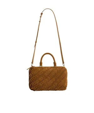 Rabanne Woven Top Handle Shoulder Bag