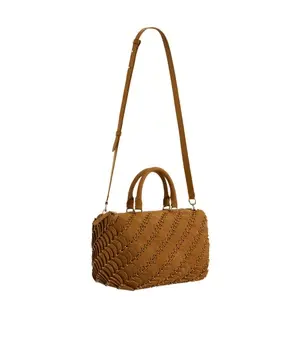 Rabanne Woven Top Handle Shoulder Bag