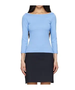 FLORE FLORE Steffi Long-sleeve T-shirt - Light Blue