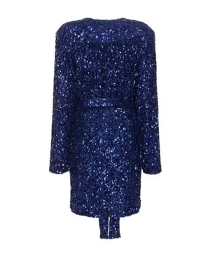 ROTATE BY BIRGER CHRISTENSEN Samantha Wrap Mini Dress
