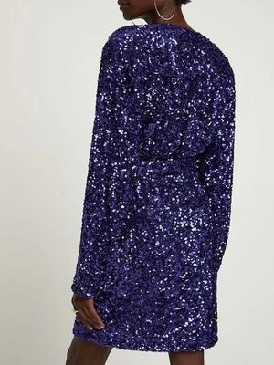ROTATE BY BIRGER CHRISTENSEN Samantha Wrap Mini Dress