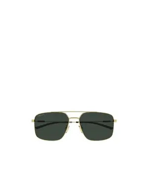 Gucci Pilot Frame Sunglasses - Gold
