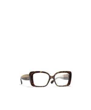 Chanel Full-rimmed Plano Lenses - White