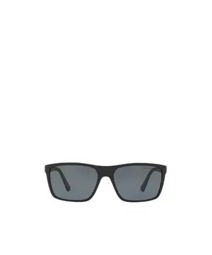 Polo Ralph Lauren Rectangular Frame Sunglasses - Gray