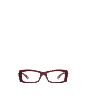 Chanel Full-rimmed Plano Lenses - Browny Red