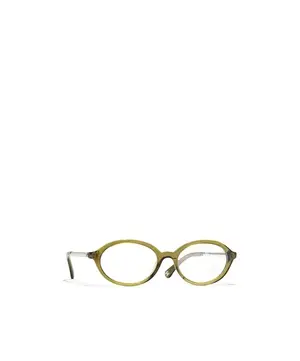 Chanel Full-rimmed Plano Lenses - Green
