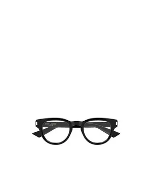 Saint Laurent Round Frame Glasses - Black