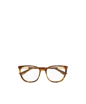 Chloé Eyewear Square Frame Glasses - Brown