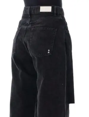 ICON DENIM LOS ANGELES Poppy Distressed Wide-leg Jeans