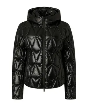 Moose Knuckles Hooded Quilted Down Jacket