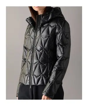 Moose Knuckles Hooded Quilted Down Jacket