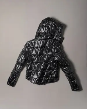 Moose Knuckles Hooded Quilted Down Jacket