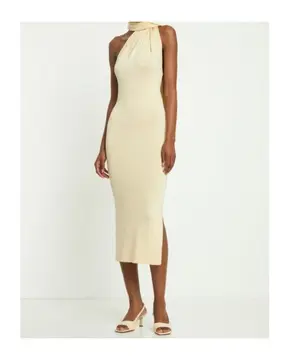 AYA MUSE Slit Detail Dress