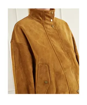 Veronica Beard Bateman Cropped Suede Jacket