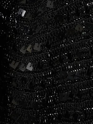 AYA MUSE Gia Sequined Knit Long Dress
