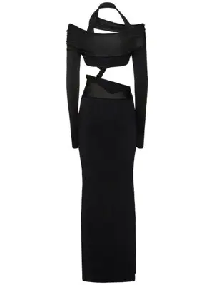 AYA MUSE Inio Adhesive Hollow-out Long Dress