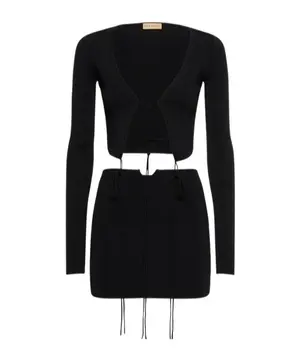 AYA MUSE Long-sleeved Mini Dress