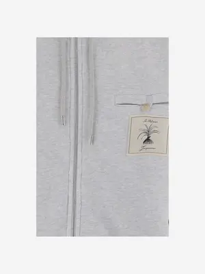 Jacquemus Patch Logo Zip-up Hoodie