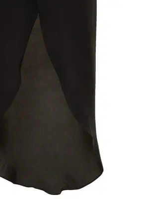 Giuseppe Di Morabito Crepe De Chine Cut Out Long Dress