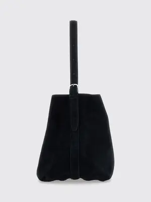 TOTEME Espresso Medium Suede Tote Bag