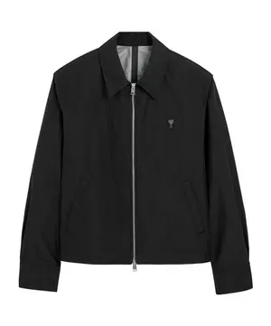 AMI Paris Nylon Jacket With De Coeur