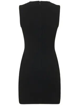Giuseppe Di Morabito Embellished Cady Envers Satin Mini Dress