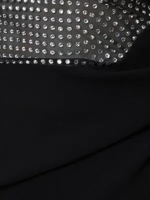 Giuseppe Di Morabito Embellished Cady Envers Satin Mini Dress