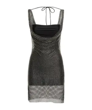 Giuseppe Di Morabito Embellished Mesh Mini Dress