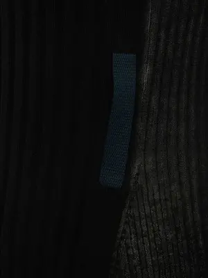 DION LEE Gathered Cotton Blend Knit Mini Dress