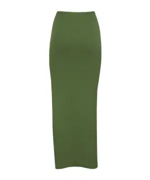Christopher Esber Rib Cutout Long Skirt - Green