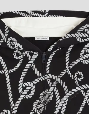 Dolce & Gabbana Cotton Sweatshirt With Marina-print