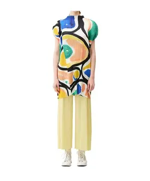 Issey Miyake Roll Abstract-print Mini Dress