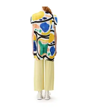 Issey Miyake Roll Abstract-print Mini Dress