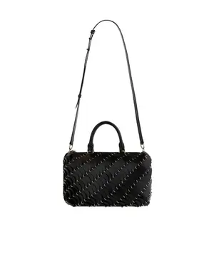 Rabanne Paco Leather Tote Bag