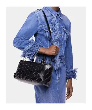 Rabanne Paco Leather Tote Bag