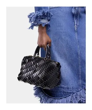 Rabanne Paco Leather Tote Bag
