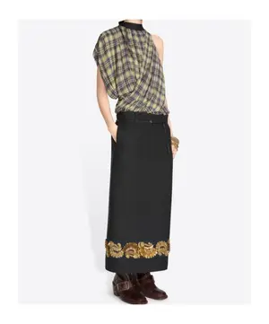 Dries Van Noten Draped Pleated Top