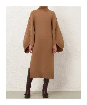 Zimmermann Valiant Buttoned Midi Dress