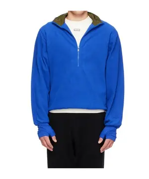 ENTIRE STUDIOS Fleece Half-zip Sweatshirt