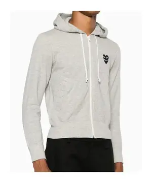 Play Comme Des Garcon Hoodie - Grey