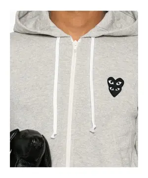 Play Comme Des Garcon Hoodie - Grey