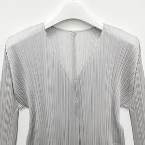 Issey Miyake Pleated Cardigan