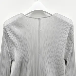 Issey Miyake Pleated Cardigan