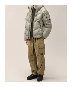 C.P. COMPANY Down Shield Lens Hooded Puffer