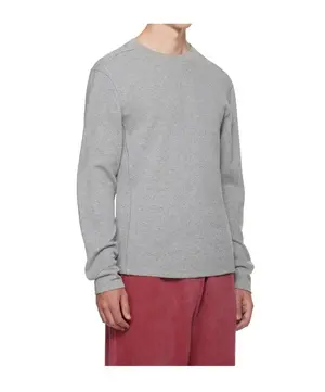 ENTIRE STUDIOS Waffle-knit Long-sleeve T-shirt