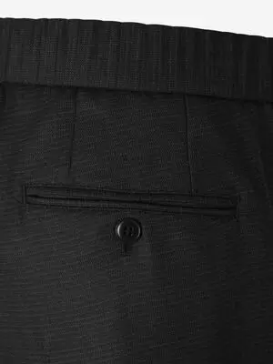 Brioni Elastic-waist Wool Trousers