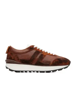 LANVIN Color-block Sneakers - Tan