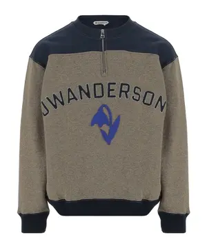 J.W.ANDERSON Jw Anderson Logo Half Zip Sweatshirt