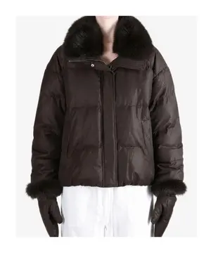 YVES SALOMON Long-sleeved Down Jacket